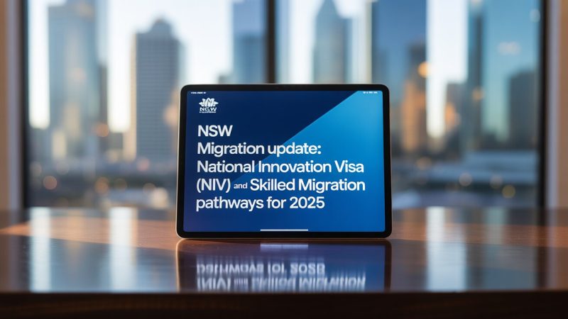 NSW Migration Update: NIV & Skilled Migration Pathways for 2025